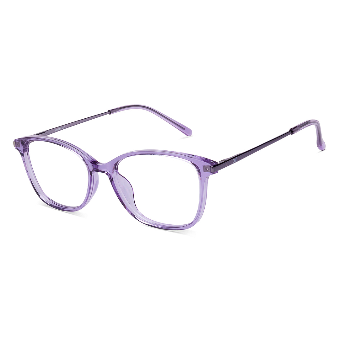 purple frame specs