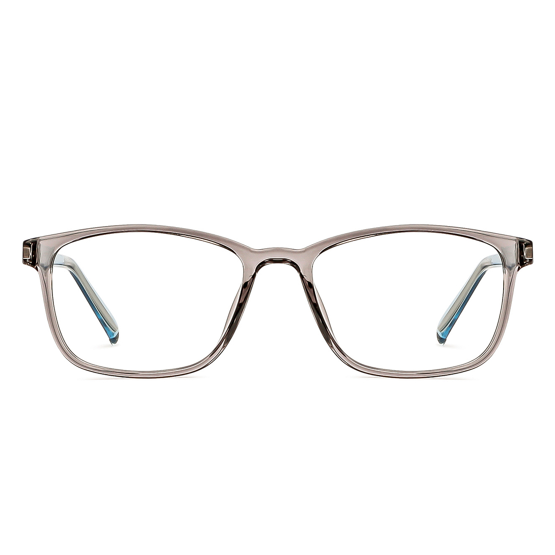 Grey Transparent Sky Blue Transparent Full Rim Square John Jacobs TR ...