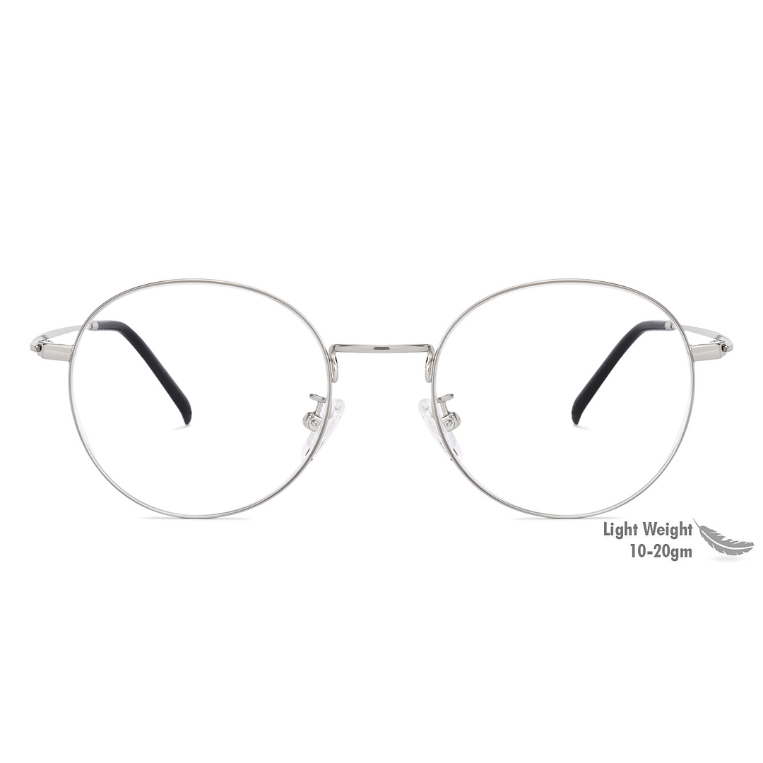 Buy Silver Black Full Rim Round John Jacobs SG Essentials JJ E12513AF ...