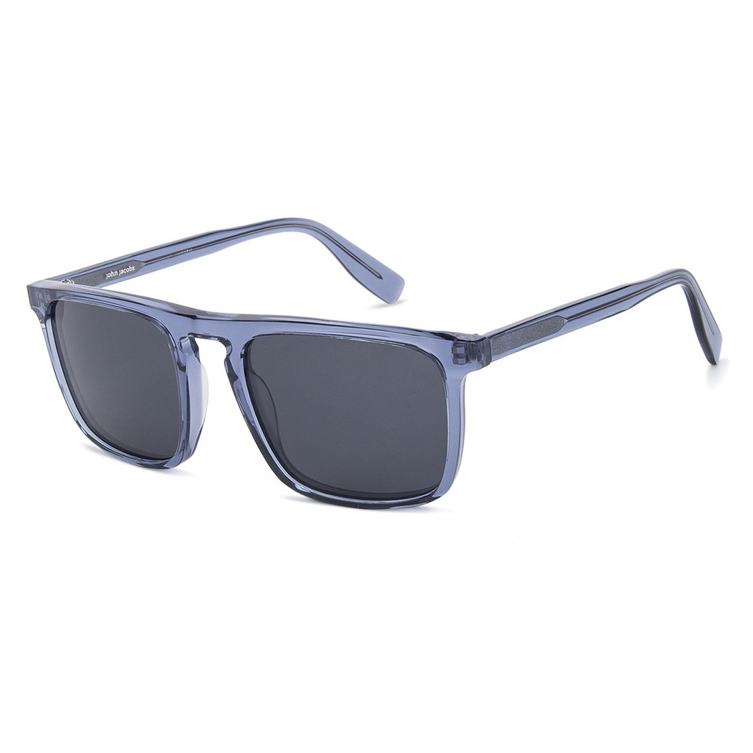 Grey Blue Full Rim Rectangle John Jacobs JJ Tints JJ S13081 -C3 ...