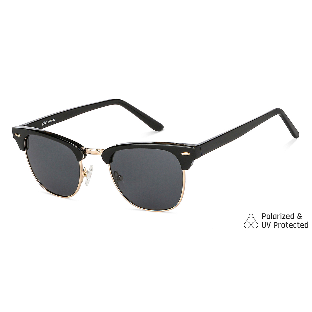 Black Gold Full Rim Clubmaster John Jacobs JJ Tints JJ S13088M-C2 ...