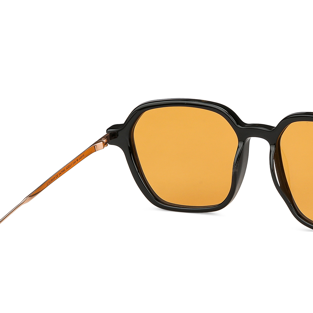 Buy Black Gold Full Rim Square John Jacobs JJ Tints JJ S13933-C2 ...