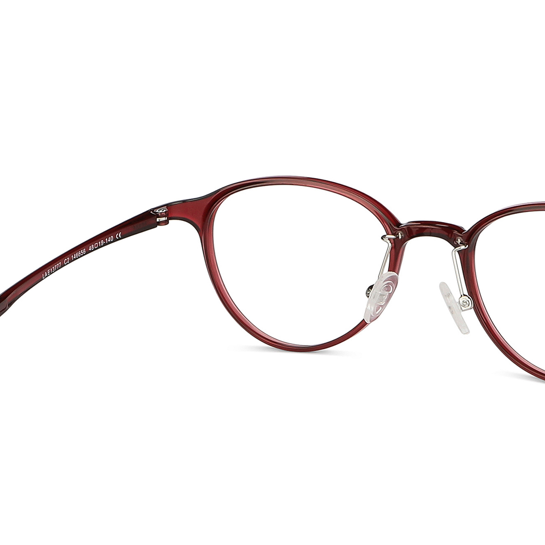 Buy Lenskart Air Red Ultem Round Spectacles Online || Lenskart ...