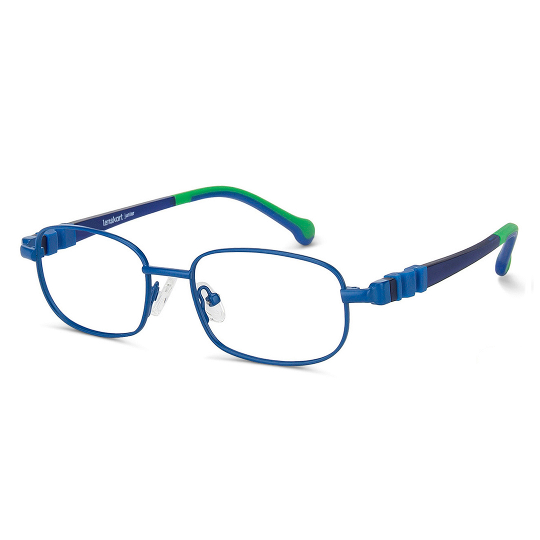 Buy Blue-Block Kids Computer Glasses: Blue Green Full Rim Rectangle ...