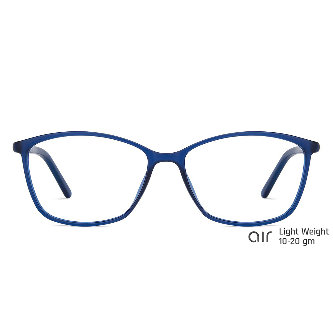 Blue Gunmetal Blue Full Rim Square Lenskart Air Comfort LA E12863-C2 ...