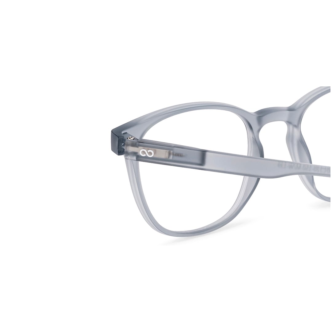 Grey Stone Full Rim Square Hustlr Lenskart Air LA E15417-W C11 Eyeglasses