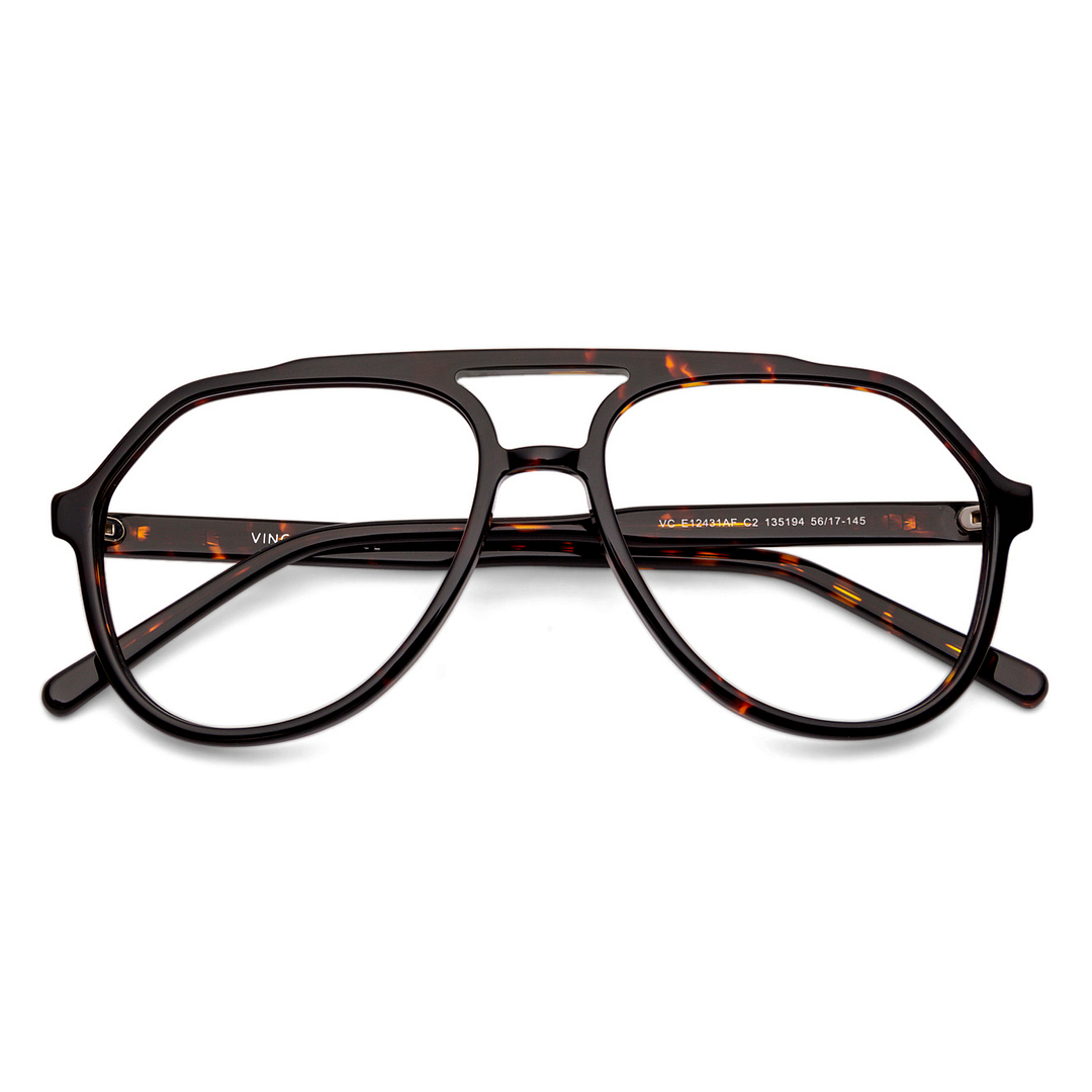 Buy Tortoise Full Rim Aviator Vincent Chase SG Essentials VC E12431AF ...