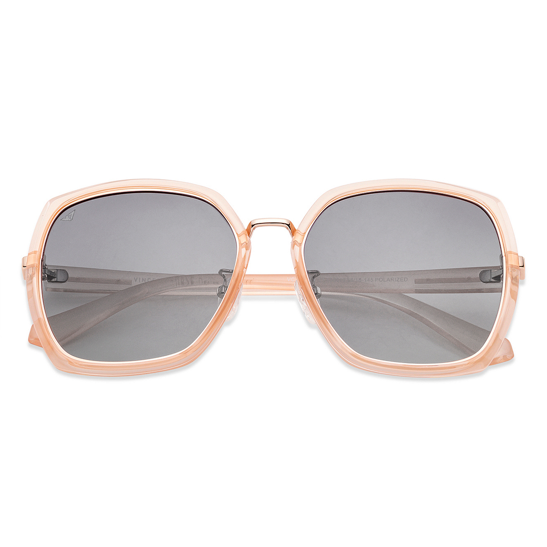Buy Gold Pink Grey Full Rim Cat Eye Vincent Chase Online The Metal ...
