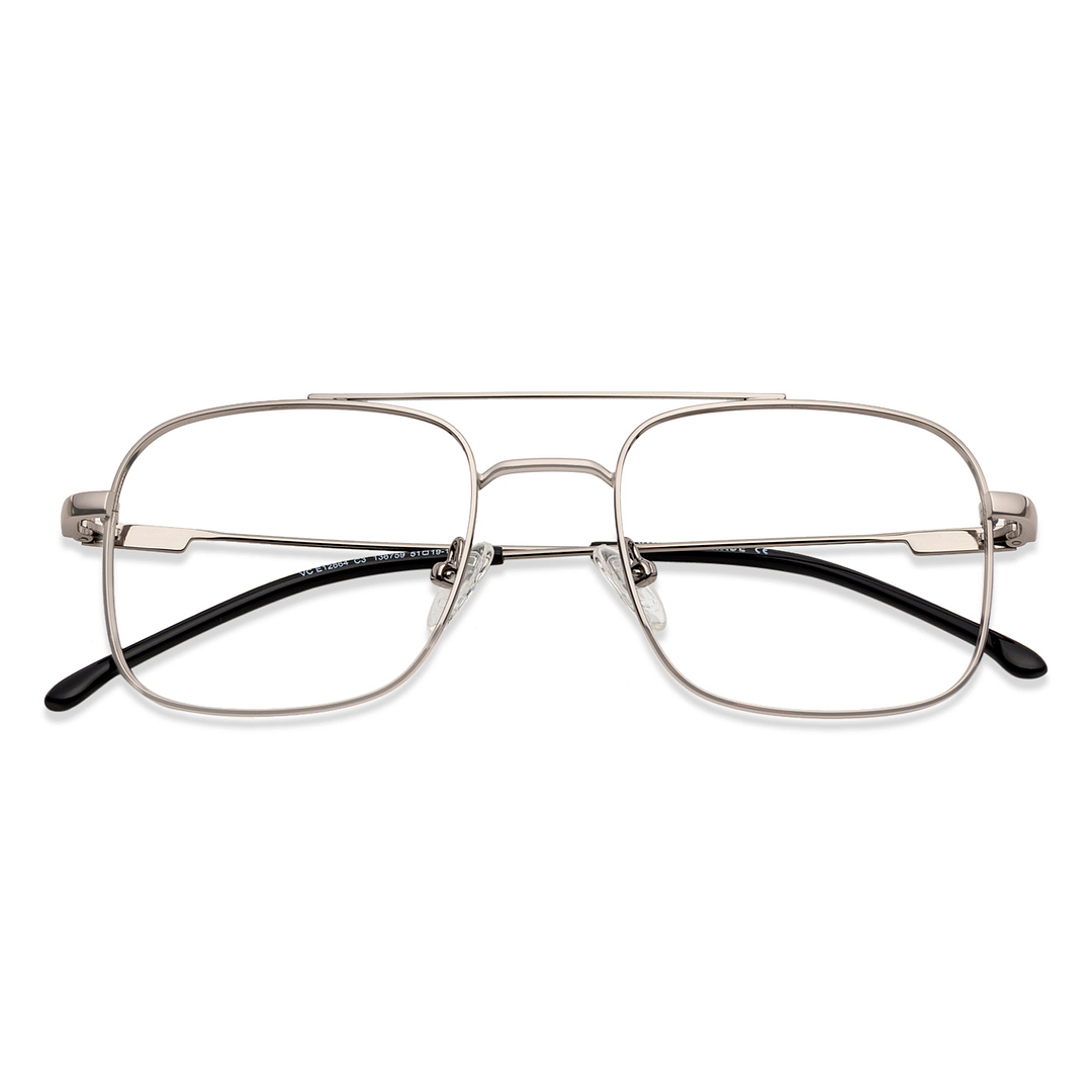 Buy Gunmetal Black Full Rim Square Vincent Chase SLEEK STEEL VC E12864 ...