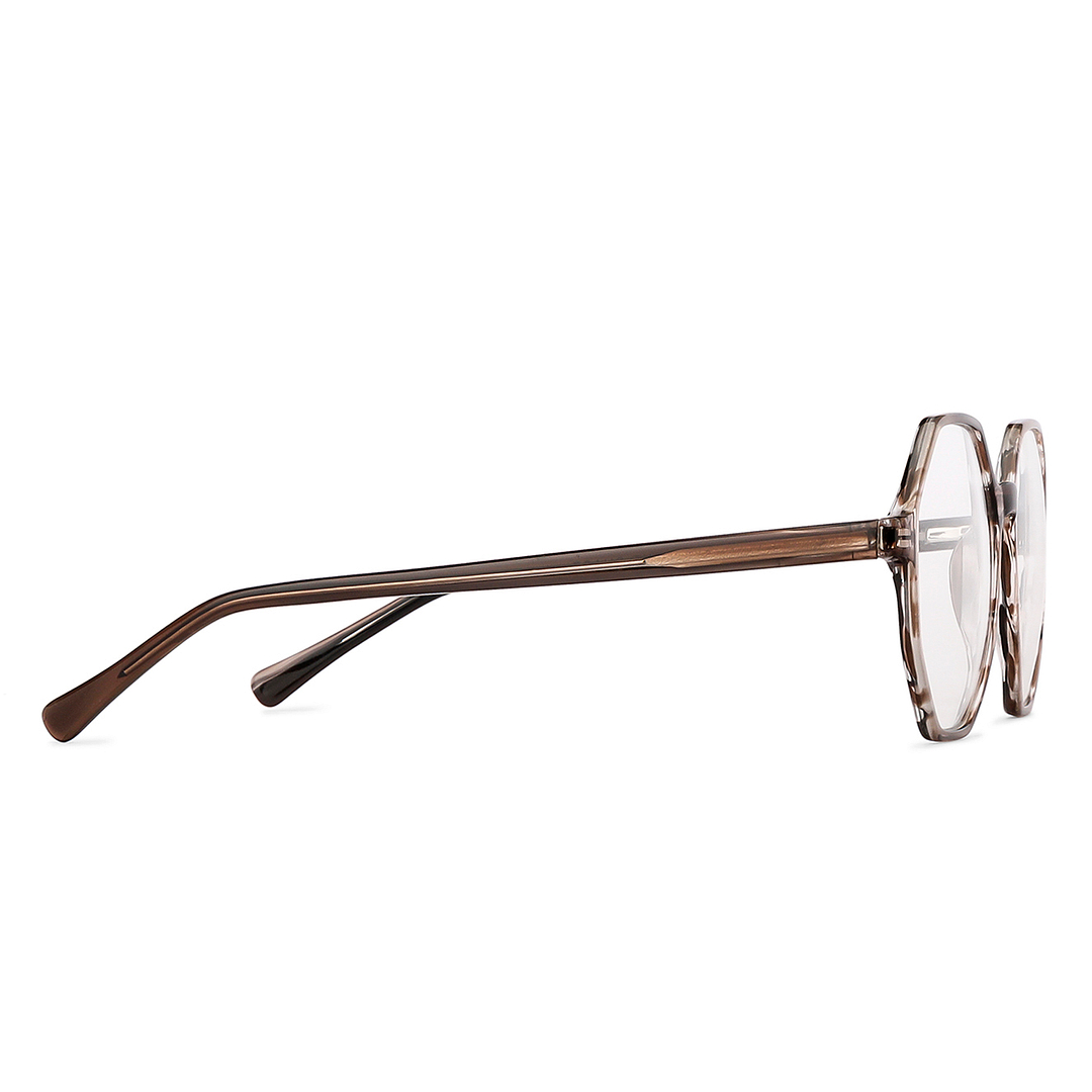 Buy Brown Tortoise Full Rim Geometric Vincent Chase Classic Acetate VC ...