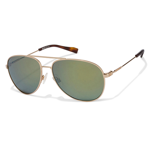 Boss Orange BO 0157 S Size 59 0003U Aviator Shape Gold Brown Yellow Mirror Sunglasses at
