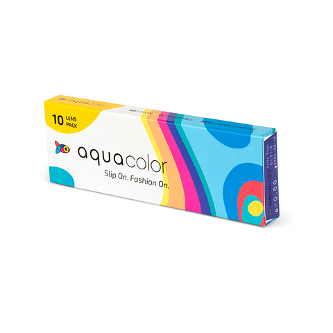 Aquacolor Mocha Brown Zero Power Dailies