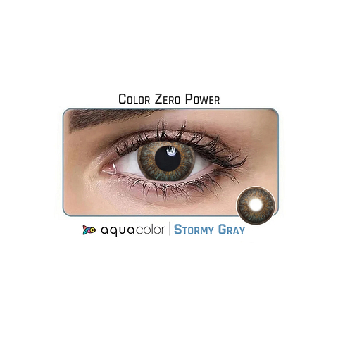 Aqua Color Stormy Gray Dailies Color (10 Lenses/box/Plano) at LensKart.com