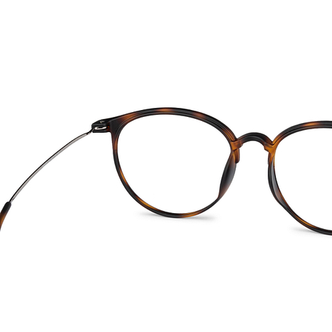 Matte Tortoise Gunmetal Tortoise Full Rim Round Lenskart Air Online Air ...