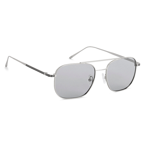 Buy Silver Grey Full Rim Square Medium (Size-54) John Jacobs JJ Tints ...