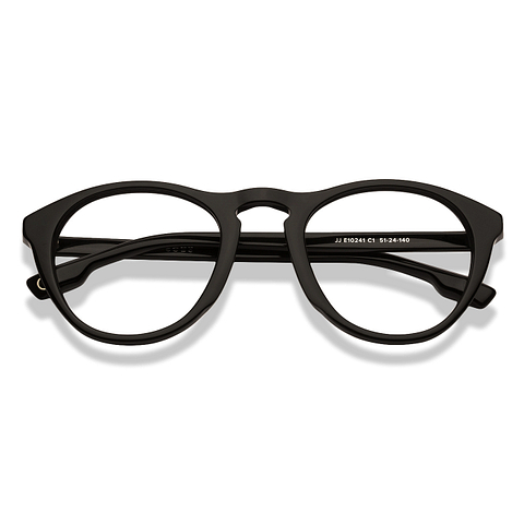 Blue Block Phone & Computer Glasses: Black Full Rim Round John Jacobs ...