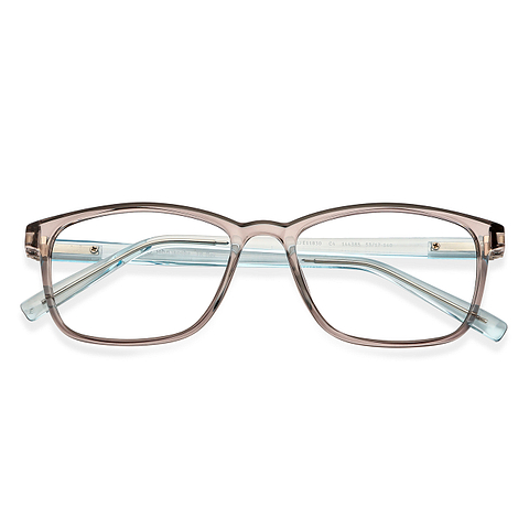 Grey Transparent Sky Blue Transparent Full Rim Square John Jacobs TR ...