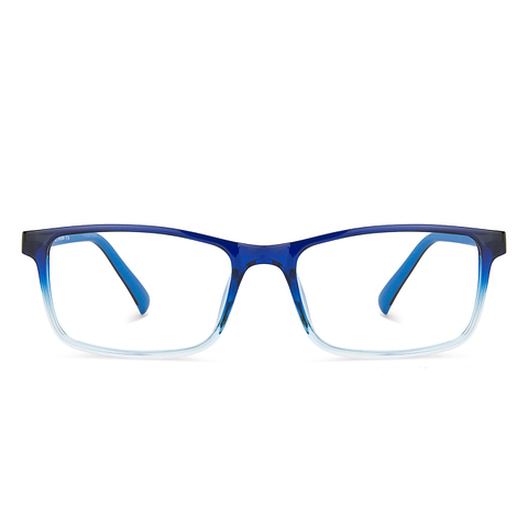 Buy Blue Transparent Blue Black Full Rim Rectangle John Jacobs TR Flex ...