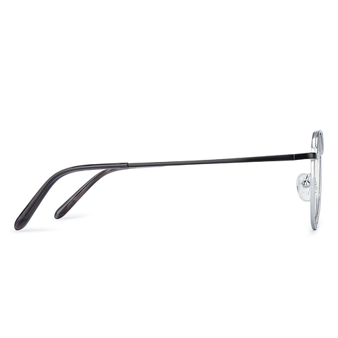 Buy Silver Blue Full Rim Square John Jacobs JJ Pro Titanium JJ E12553 ...