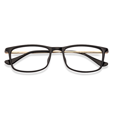 Buy John Jacobs Black TR90 Rectangle Spectacles Online || Lenskart ...