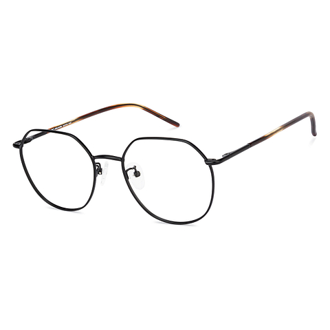 Buy John Jacobs Black Stainless Steel Round Spectacles Online ...