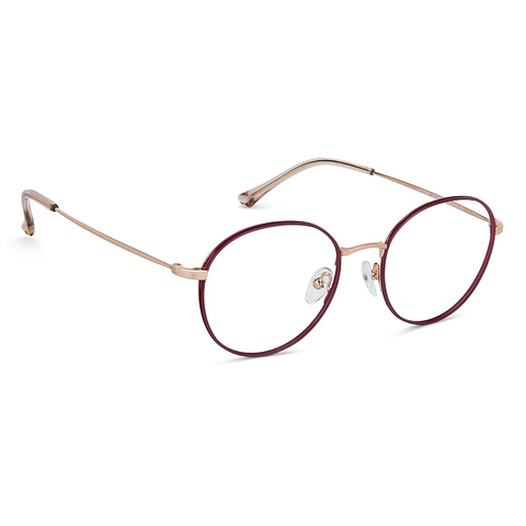 Buy John Jacobs Red Stainless Steel Round Spectacles Online || Lenskart ...