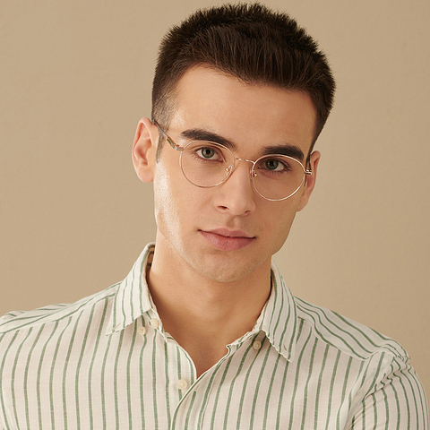 Buy Rose Gold Brown Pink Transparent Full Rim Round John Jacobs Supreme ...