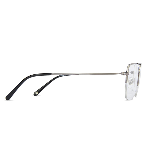 Buy Silver Black Half Rim Square John Jacobs Supreme Steel JJ E13558-C1 ...