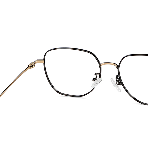 Buy John Jacobs Black Titanium Round Spectacles Online || Lenskart ...