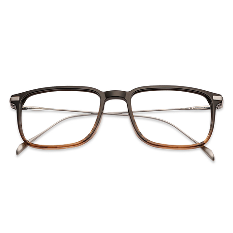 Buy John Jacobs Brown Acetate Rectangle Spectacles Online || Lenskart ...