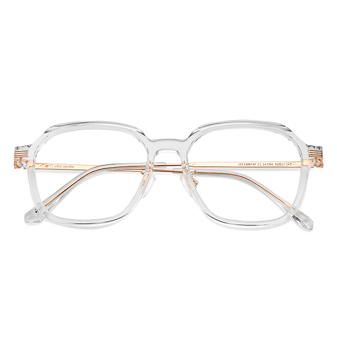Buy John Jacobs Transparent Acetate Square Spectacles Online ...