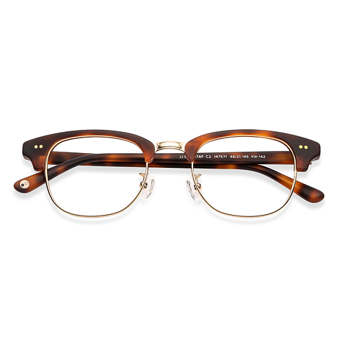 Buy John Jacobs Brown Stainless Steel Club Master Spectacles Online ...