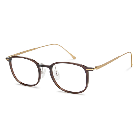 Buy John Jacobs Brown Ultem Rectangle Spectacles Online