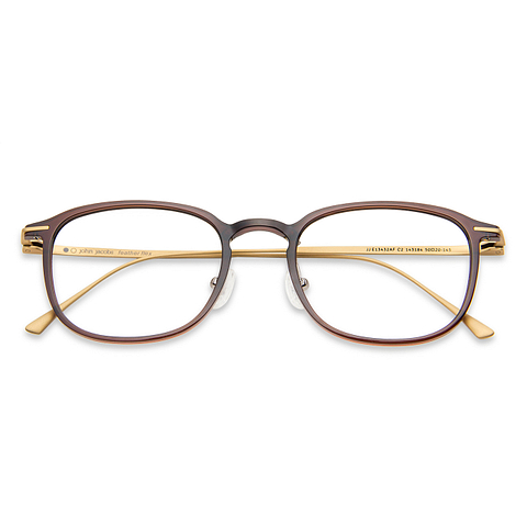 Buy John Jacobs Brown Ultem Rectangle Spectacles Online