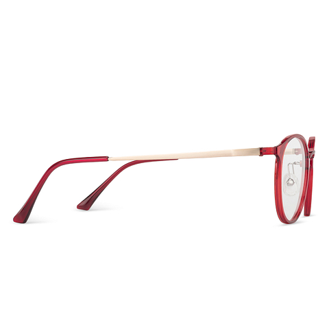 Buy John Jacobs Red Ultem Round Spectacles Online