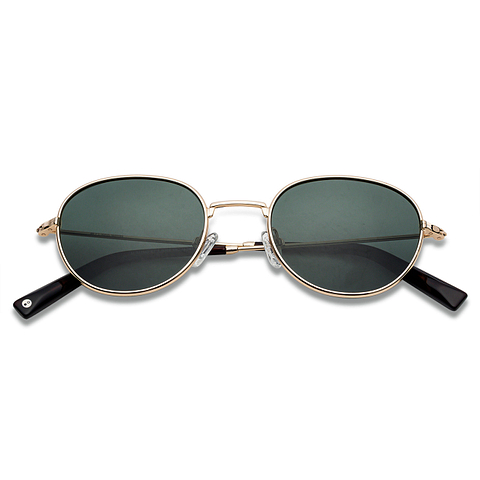 Buy John Jacobs Gold Stainless Steel Round Sunglasses Online ...