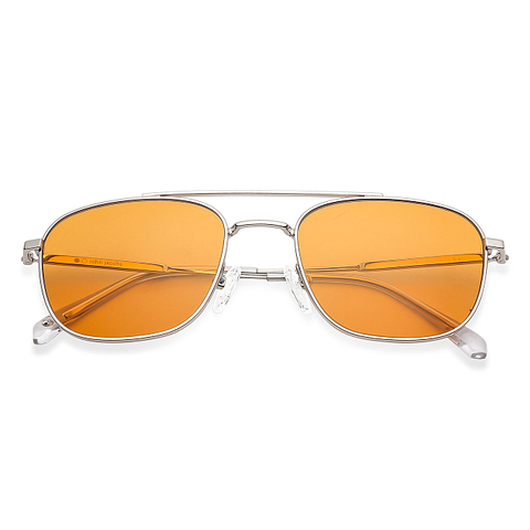 Buy Silver Transparent Full Rim Square John Jacobs JJ Tints JJ S14045 ...