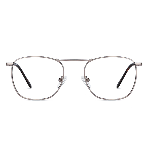 Buy Matte Gunmetal Brown Full Rim Square John Jacobs Supreme Steel JJ ...