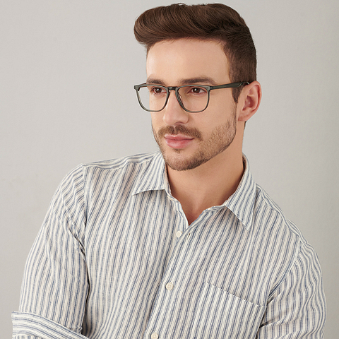 Buy Grey Transparent Full Rim Square John Jacobs Rich Acetate JJ E11727 ...