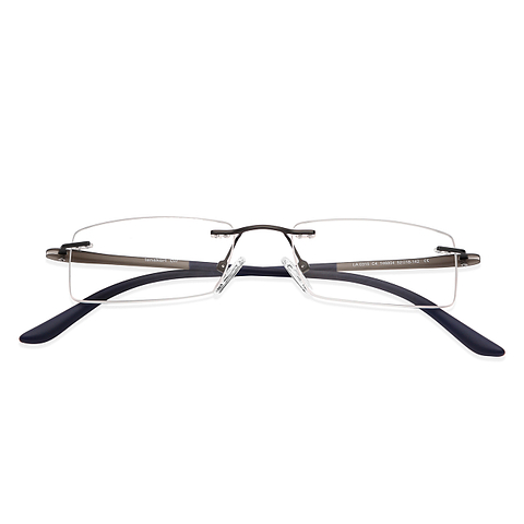 Buy Black Grey Blue Rimless Rectangle Lenskart Air Air Essentials ...