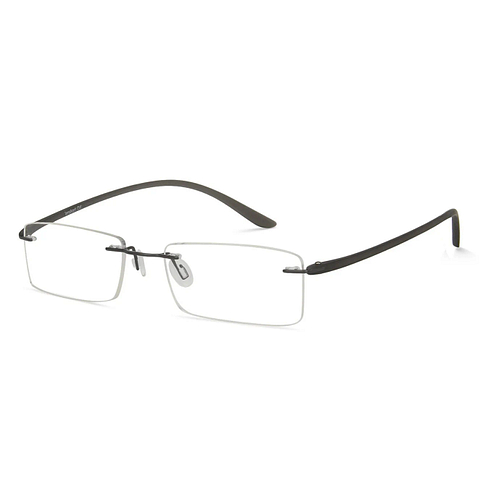 Buy Gunmetal Black Rimless Rectangle Lenskart Air Essentials LA 0315-C2 ...