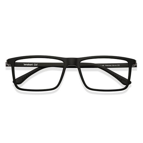 Buy Lenskart Air Black Ultem Rectangle Spectacles Online || Lenskart ...
