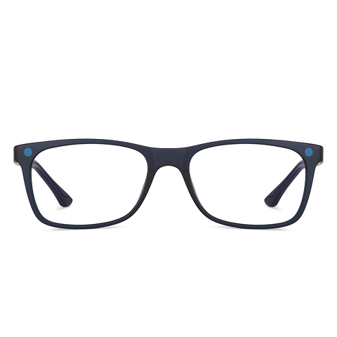 Buy Lenskart Air Blue Ultem Rectangle Spectacles Online || Lenskart ...