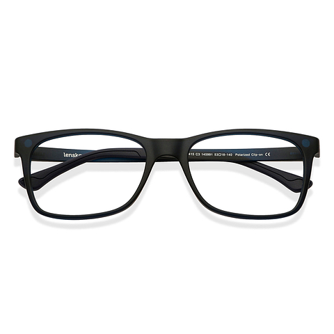 Buy Lenskart Air Blue Ultem Rectangle Spectacles Online || Lenskart ...