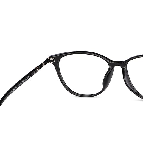 Buy Black Full Rim Cat Eye Lenskart Air Essentials LA E11583-C2 ...