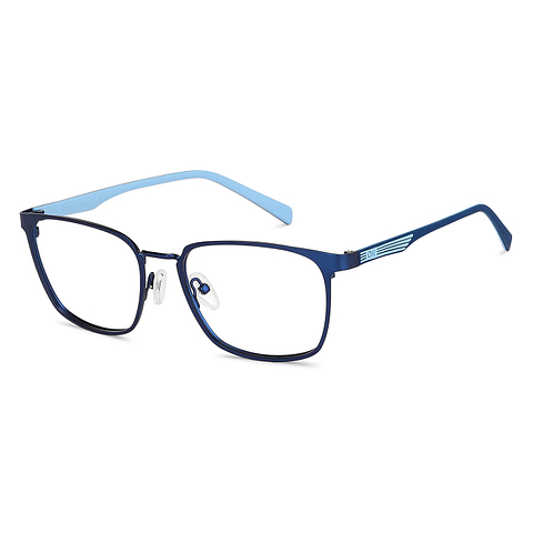 Buy Blue Full Rim Square Lenskart Air Fusion LA E12315-C2 Eyeglasses at ...