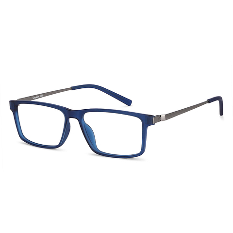 Buy Navy Blue Gunmetal Navy Blue TR90 Rectangle Lenskart Air fusion LA ...