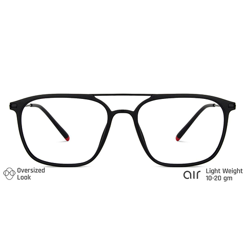 Blue Block Phone Computer Glasses: Black Full Rim Square Lenskart Air ...