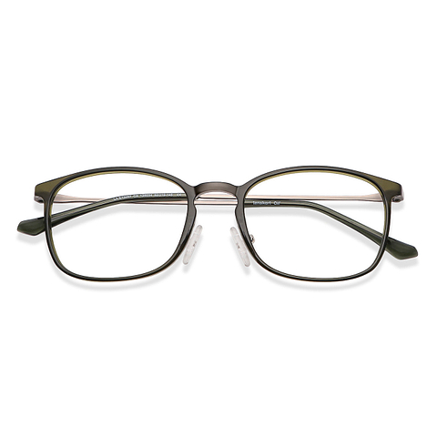 Buy Lenskart Air Green Ultem Rectangle Spectacles Online || Lenskart ...
