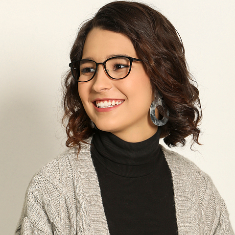 Blue Block Zero Power Phone Computer Glasses: Black Full Rim Square ...